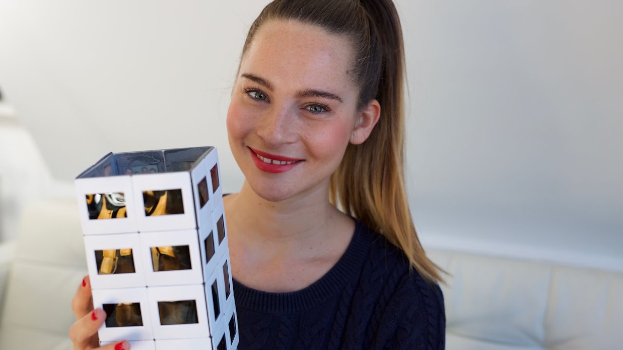 DIY Geschenke Idee - Dia Lampe - YouTube