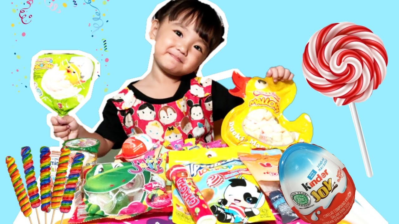 BILANG IYA KE APA AJA,BELI PERMEN LOLIPOP,YUPI, ES KRIM SPONGEBOB ...