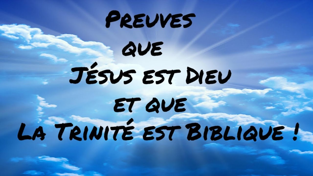 Partie 2 : Jésus Dieu Le Fils Unique - L'Égal de Dieu - YouTube