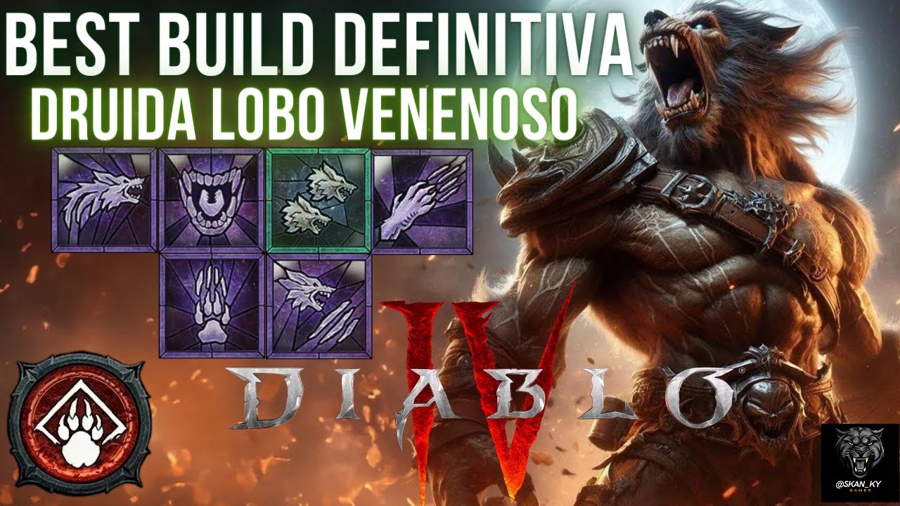 Diablo IV Guía Definitiva del Druida build Hombre Lobo Venenoso - YouTube