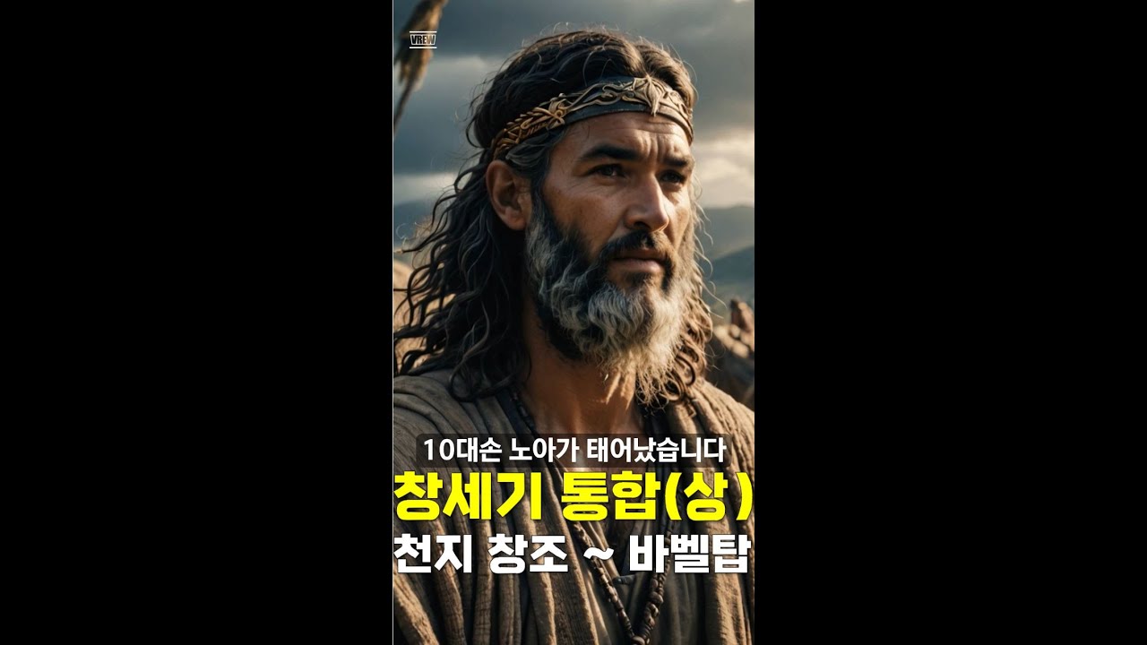 창세기 통합 상 천지창조 카인과 아벨 노아의 방주 바벨탑 쇼츠 구약 성서 Youtube
