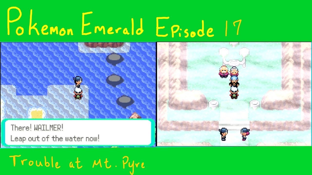 Pokemon Emerald Episode 17 - Mt Pyre Troubles - YouTube