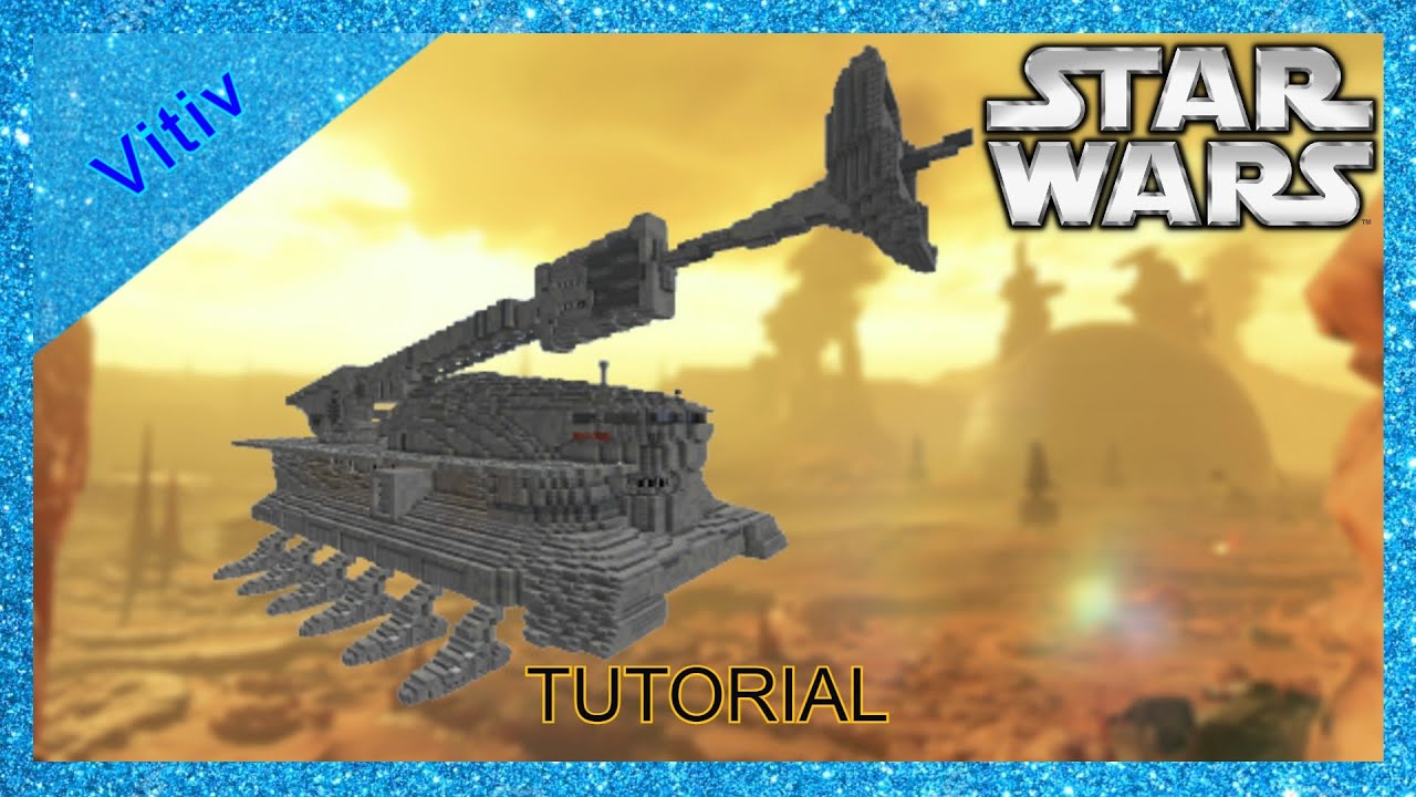 Star Wars Republic Self-Propelled Heavy Artillery Turret in Minecraft ...