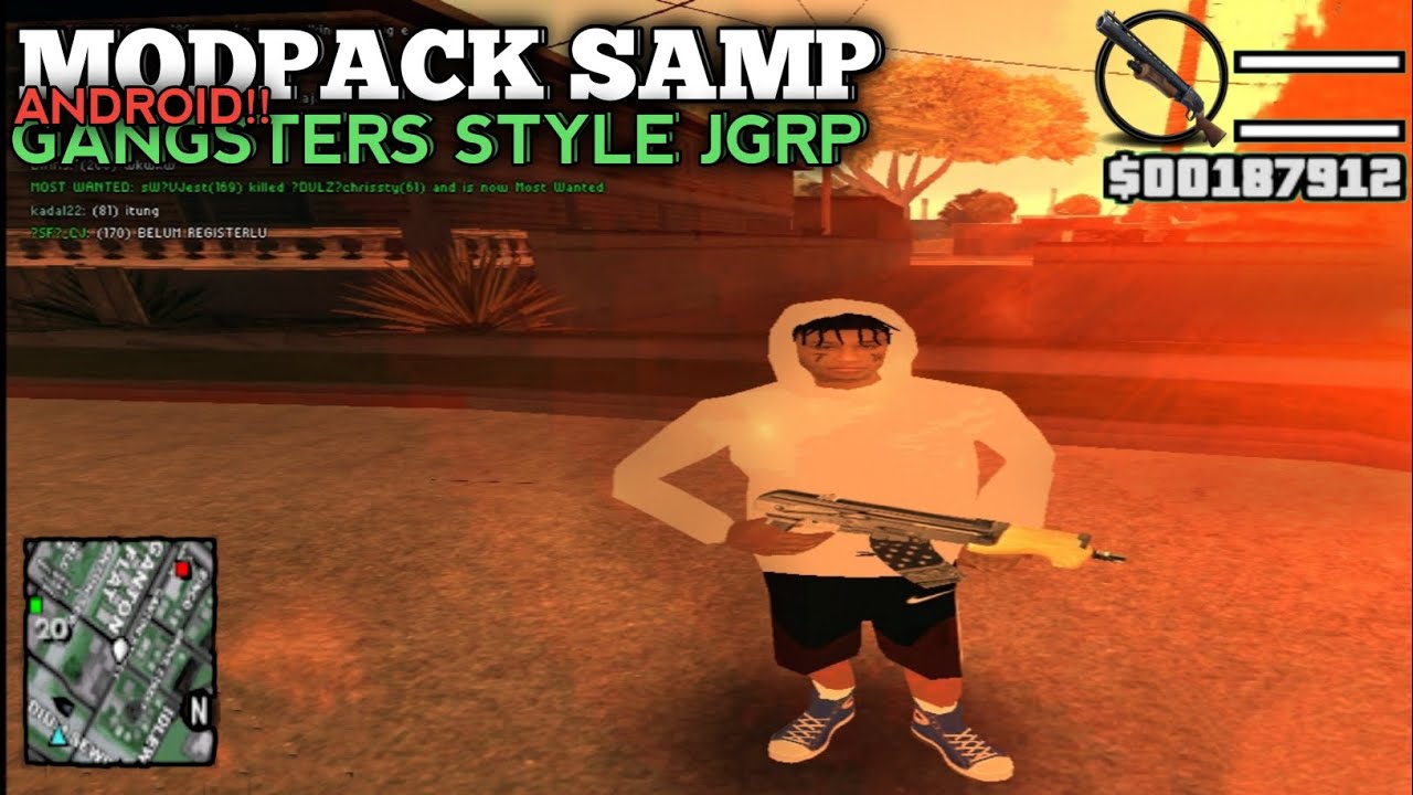 MODPACK GANGSTERS STYLE JGRP GTA SAMP ANDROID STYLE PC - YouTube