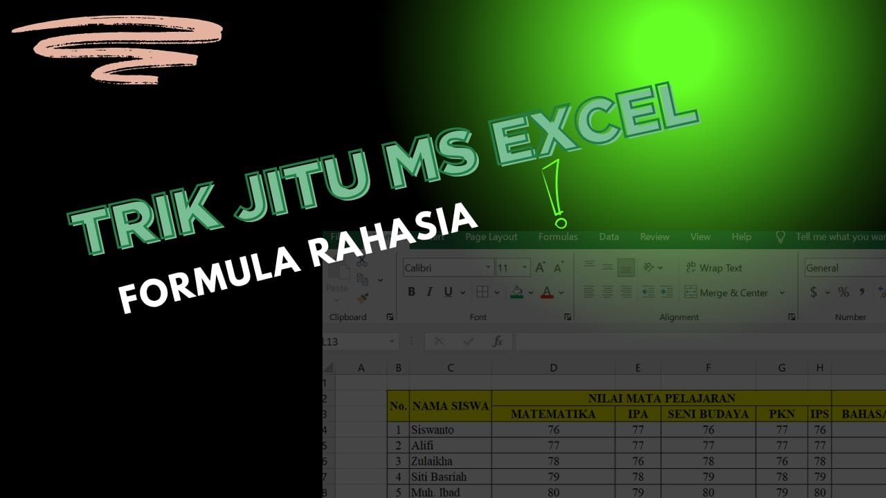 Trik jitu excel - YouTube