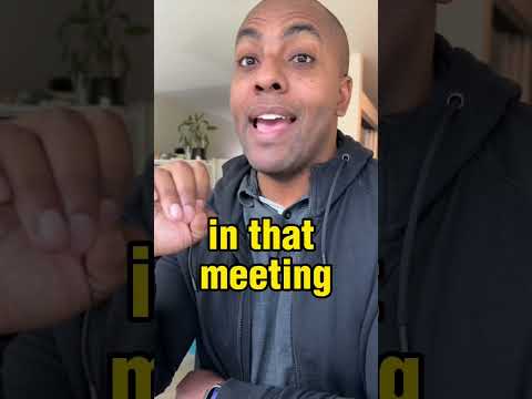 How I Avoid Pointless Work Meetings #office #meetings - YouTube
