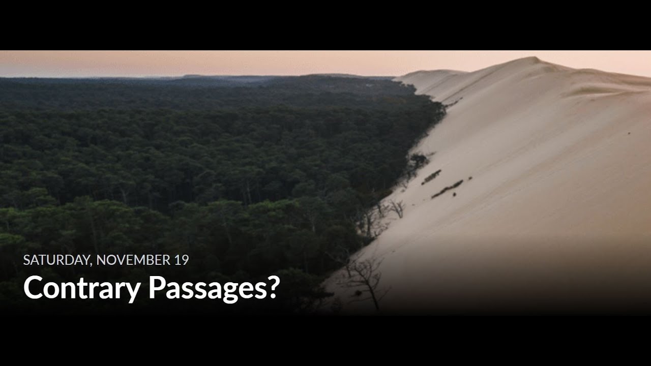 Contrary Passages?// Sabbath School Panel - Lesson 9 Q4 2022 - YouTube