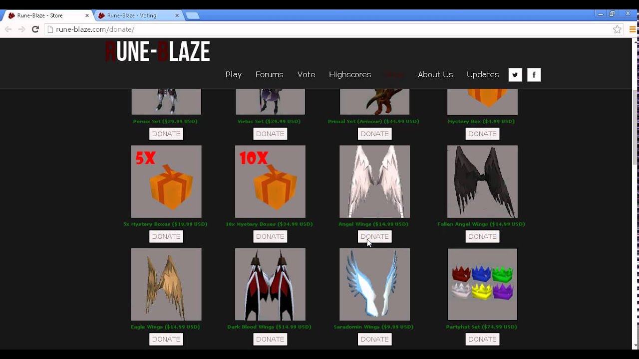 Our Vote System & Donator Shop - YouTube