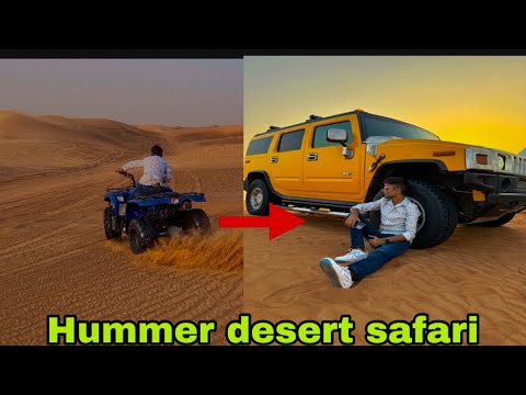 We took our Hummer H2 in desert | Dubai Hummer desert safari | Hummer ...