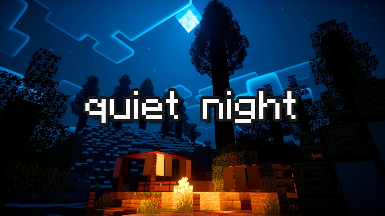 Fire Crackling Sounds🌙Minecraft Landscape To Relax, Sleep, Unwind💤 ...