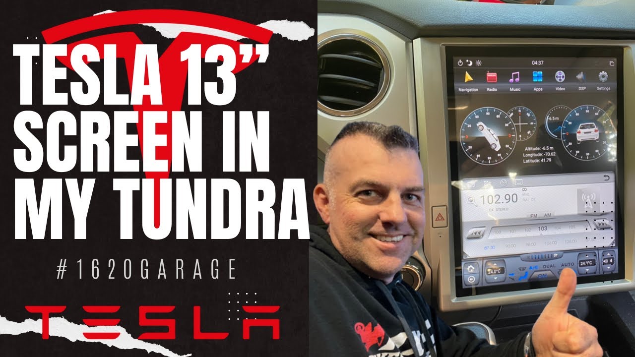 Tesla Screen Upgrade in My 2019 Toyota Tundra TRD Pro | Ultimate ...