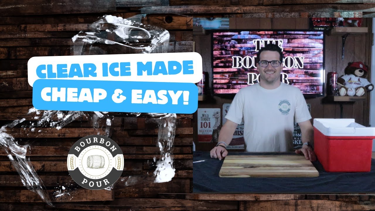 Make Clear Ice Yourself! Cheap & Easy! - YouTube