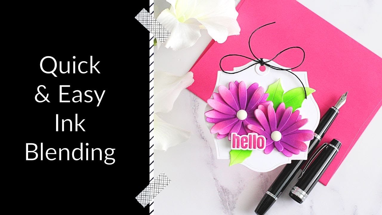 Quick & Easy Ink Blending | Terrific Tags with Michelle - YouTube