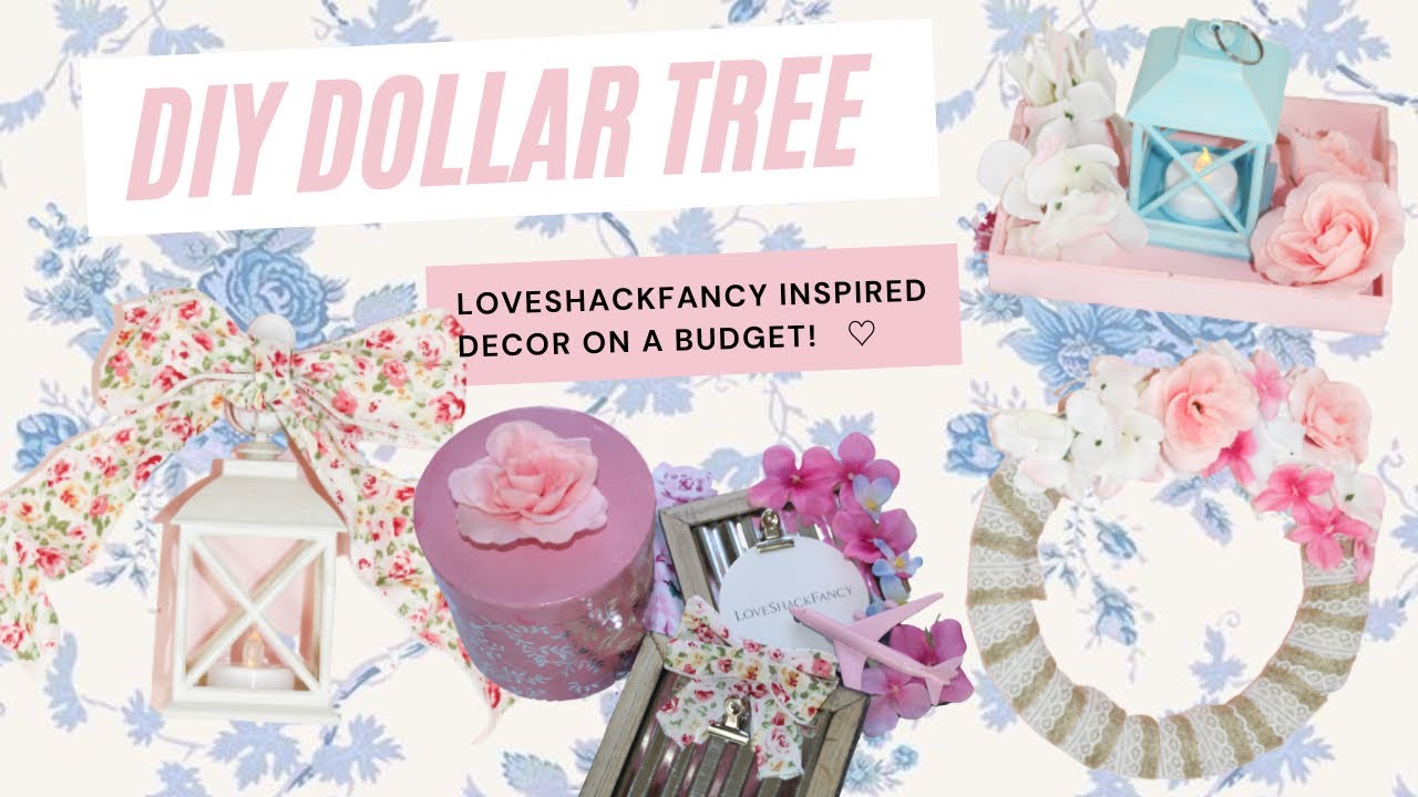 DIY Shabby Chic Dollar Tree Decor | LOVESHACKFANCY DIY ROOM DECOR - YouTube