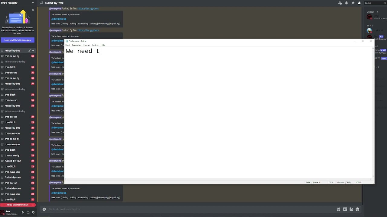 Discord Nuke Bot Youtube