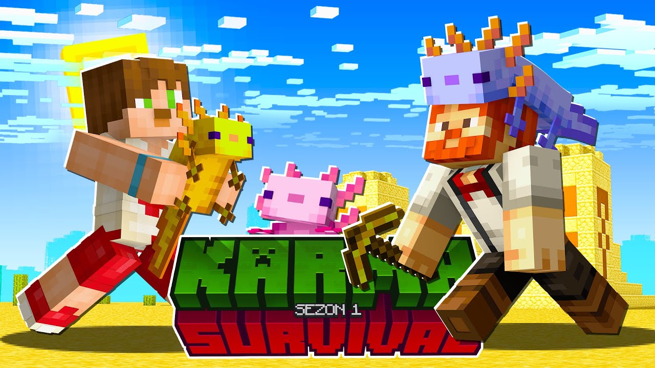 Minecraft dünyanın en güzel AXOLOTL dükkanı - YouTube