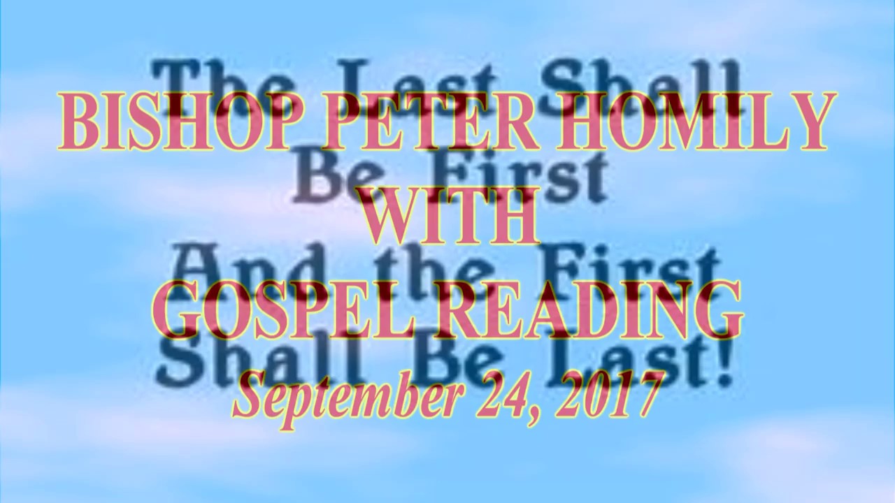 THE LAST SHALL BE FIRST AND THE FIRST SHALL BE LAST - YouTube