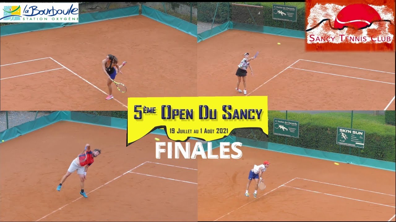 5 ème OPEN DU SANCY au SANCY TENNIS CLUB à LA BOURBOULE : FINALES DAMES ...