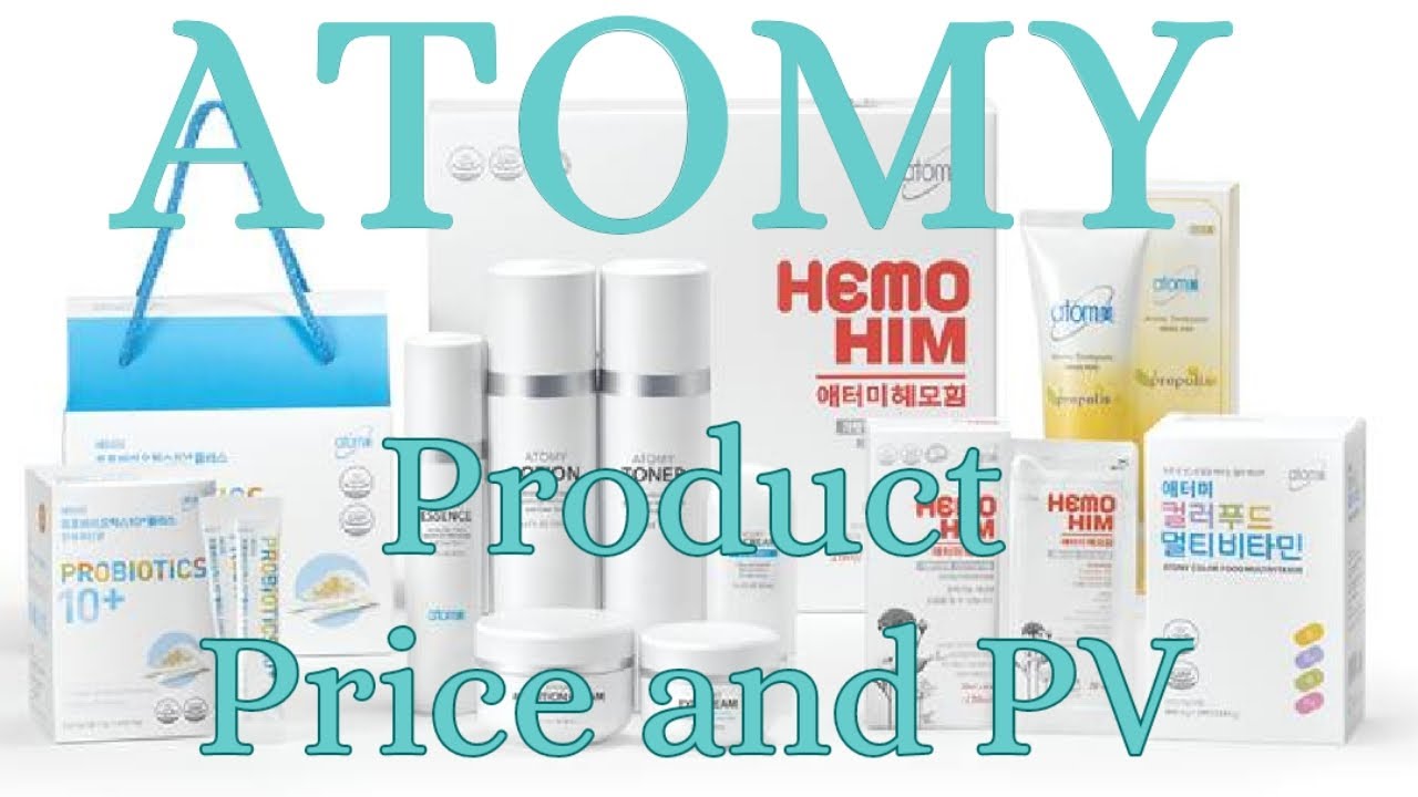 Atomy Product Price and PV - YouTube