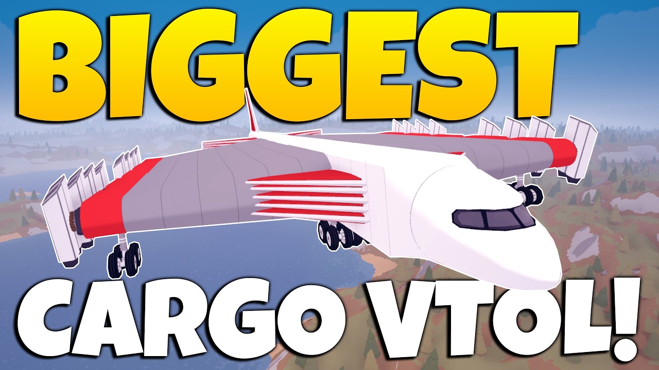 I Built The BIGGEST CARGO VTOL Yet In Aviassembly! - YouTube
