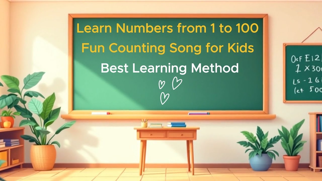 Learn Numbers from 1 to 100 | Fun Counting Song for Kids | Best Learning Method - YouTube