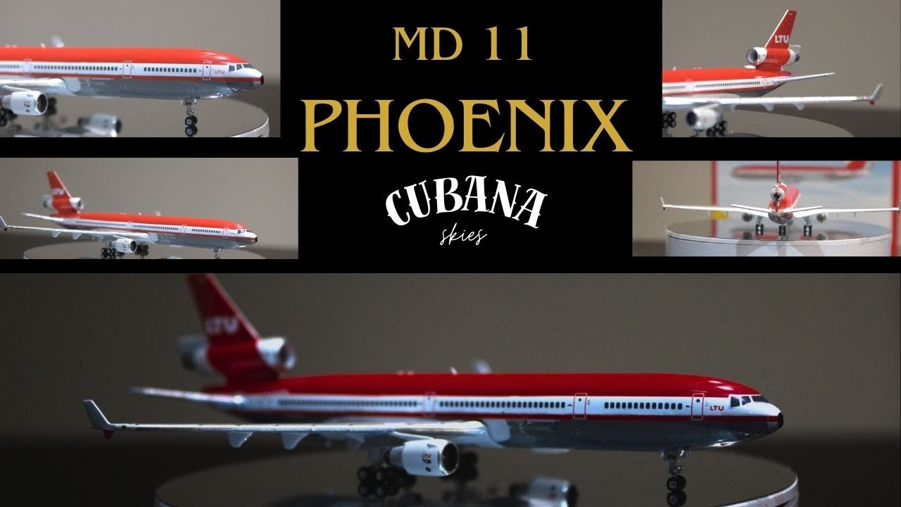 Espectacular revisado del Modelo MD-11escala 1:400 por Phoenix Models ...