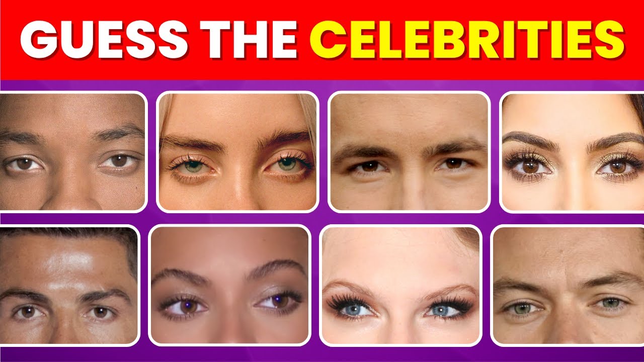 Guess the Celeb By Their EYES in 3 Seconds! (IMPOSSIBLE?) | Celebrity ...