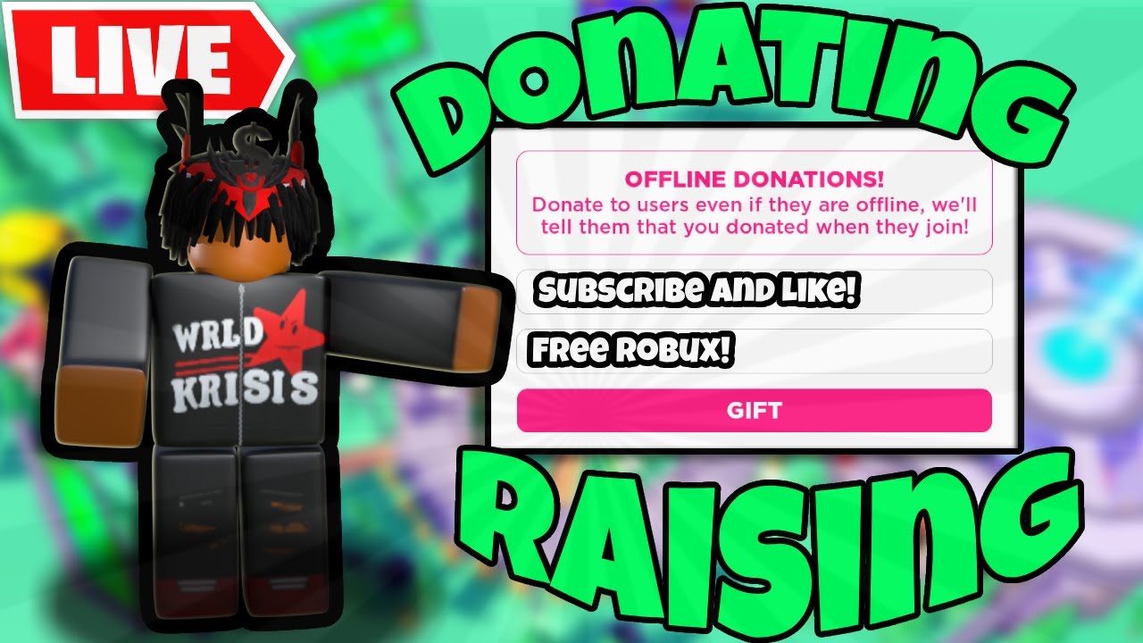 🔴 Pls Donate Live 🔴 Raising And Donating Robux | Road To 500k Raised ...