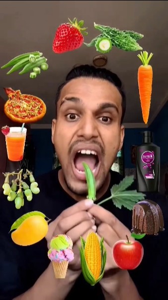 Eating challenge॥ fruits॥ foods॥Biku eating ॥ ASMR #shorts - YouTube