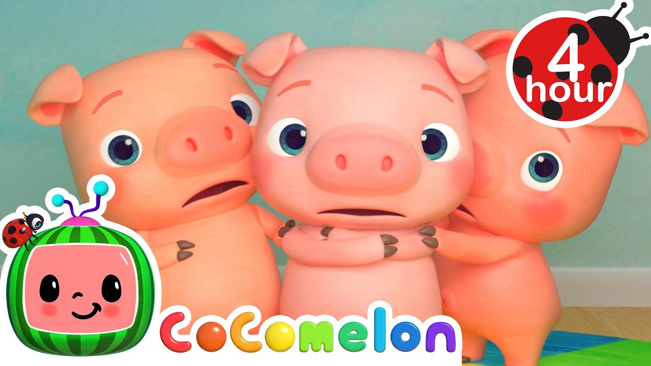 Three Little Pigs🐷🐷🐷 | Cocomelon - Nursery Rhymes | Fun Cartoons For ...