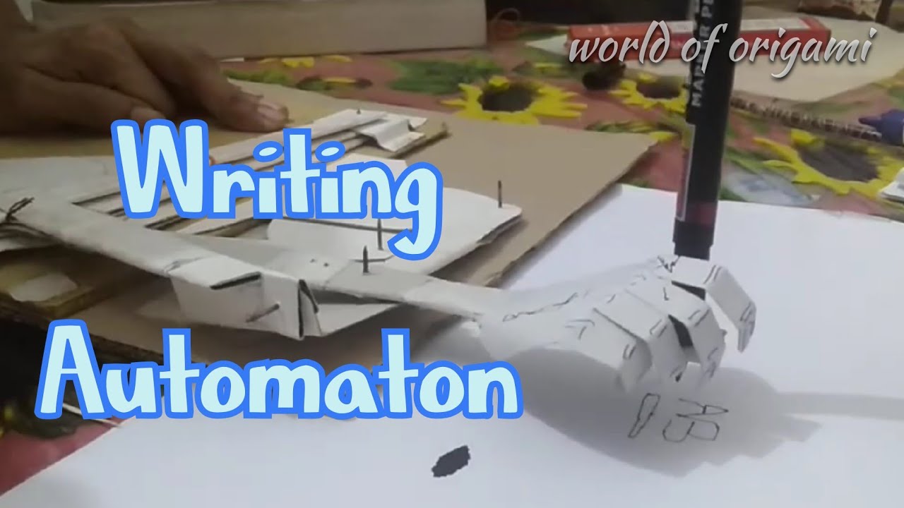 Writing automaton - YouTube
