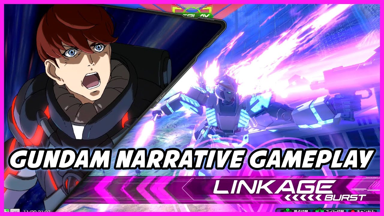 EXVS2 - Narrative Gundam Gameplay & Moveset - YouTube