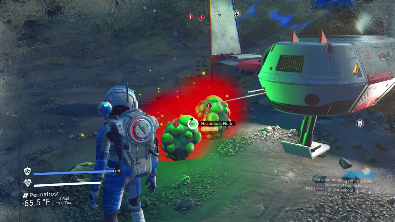 First Red Star System (No Man's Sky #14) - YouTube