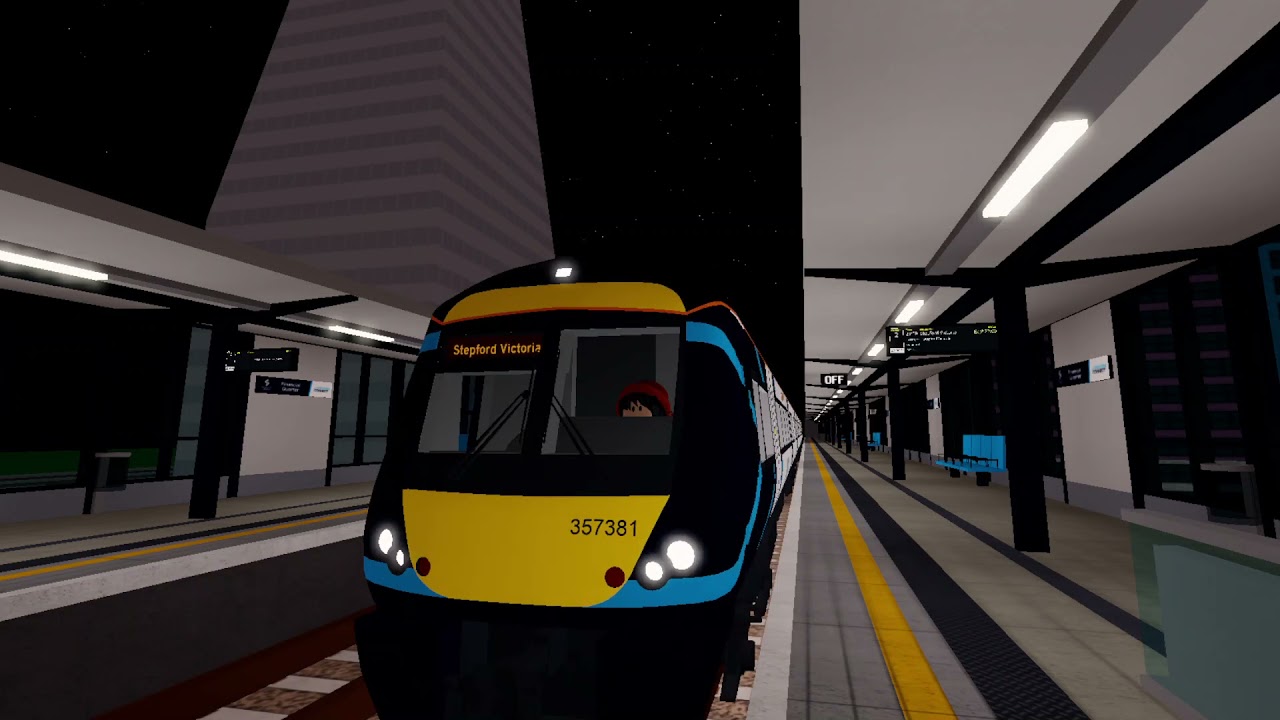 SCR: Class 357 Arriving At The New And Improved Financial Quarter - YouTube