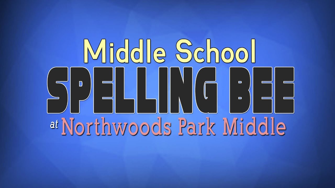 Middle School Spelling Bee 2016 - YouTube