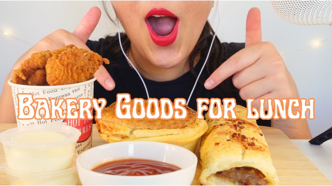 Bakery Food ASMR || Crunchy Lunch - YouTube