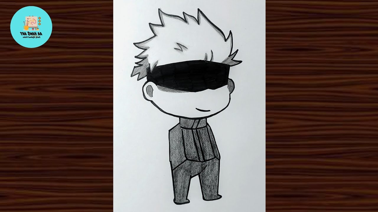 How to draw chibi gojo Satoru||Anime Drawing Step by step||Easy Drawing ...