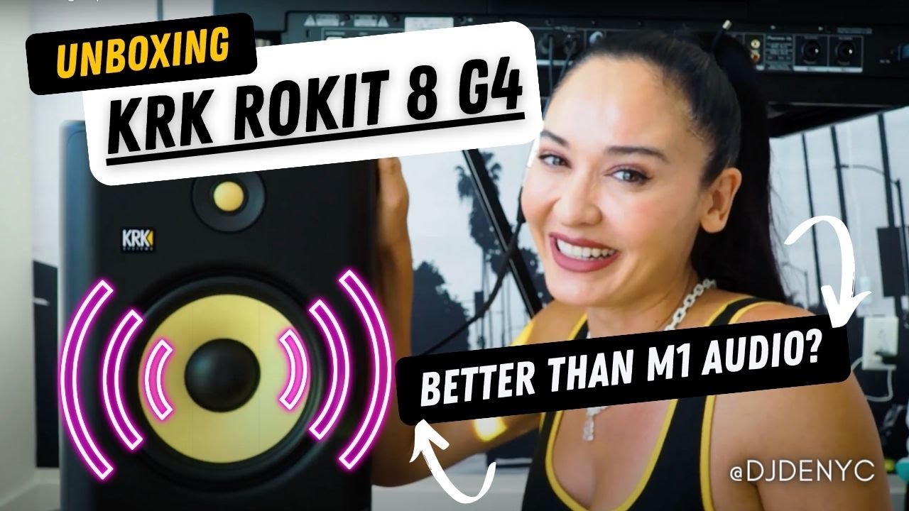 Unboxing the new KRK ROKIT 8 G4 - is it worth it? - YouTube