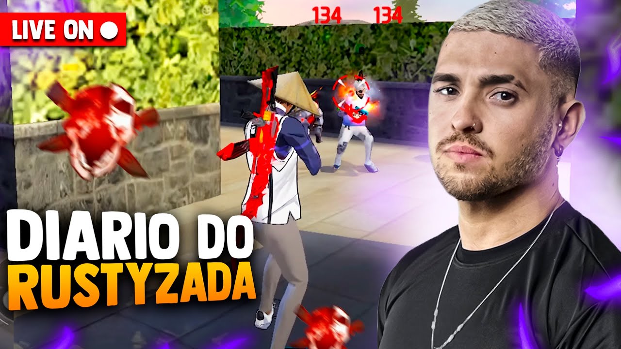 JOGAR AQUELE DIARIO DO RUSTY DPS CASSINAGEM 💜 FREE FIRE AO VIVO 🔥 INSCREVA-SE 💜 - YouTube
