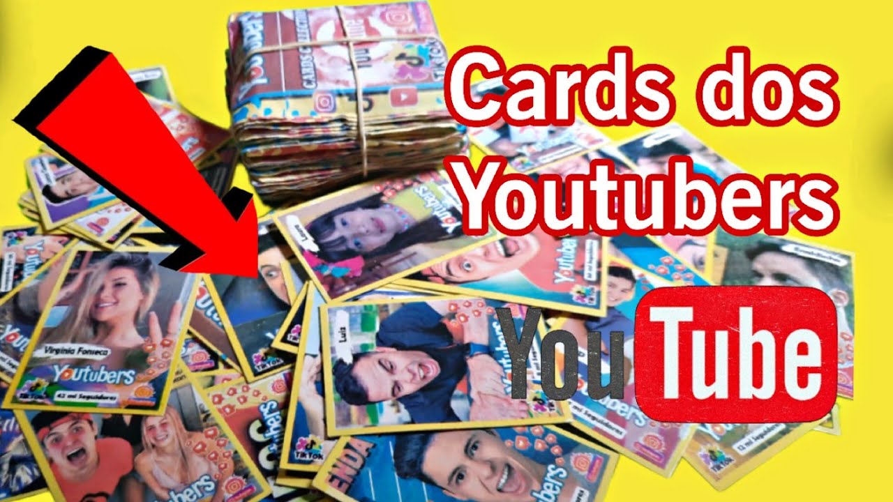 ABRINDO 200 CARDS DOS YOUTUBERS COM VOCÊS 😱 MUITO SHOW #cards #bafão # ...