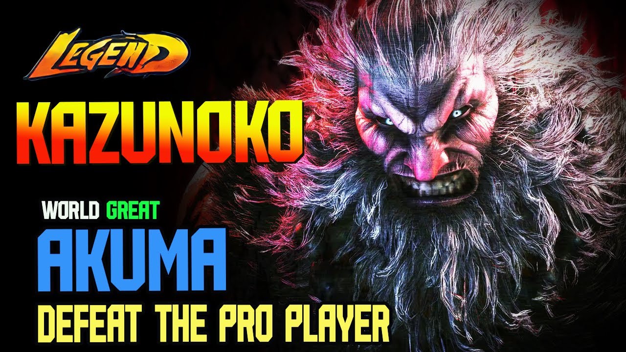 SF6🔥 Kazunoko (AKUMA) Powerful Hitter & Energetic Gameplay ! 🔥Top ...
