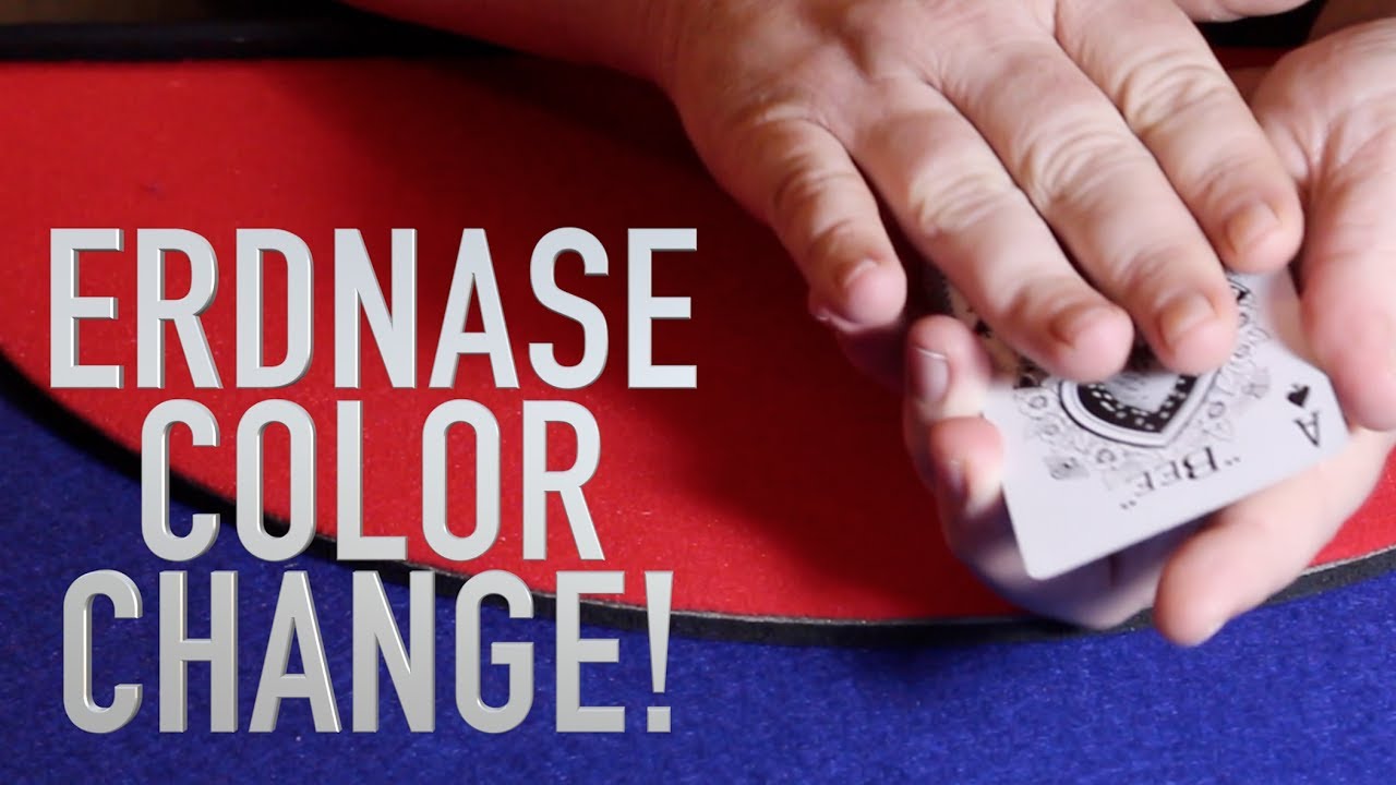Erdnase Color Change Tutorial - YouTube