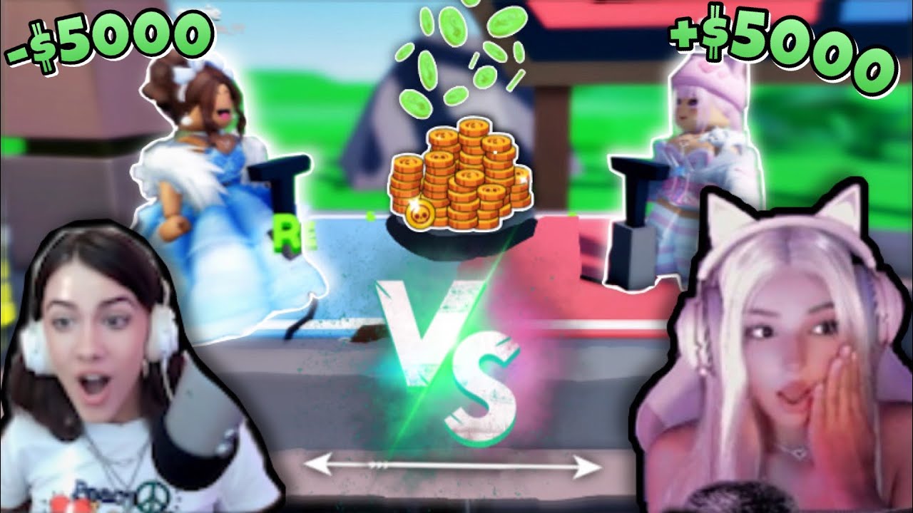 We BATTLED AGAINST EACH OTHER For ROBUX!! w/ SiimplyBubliie (FACECAM ...