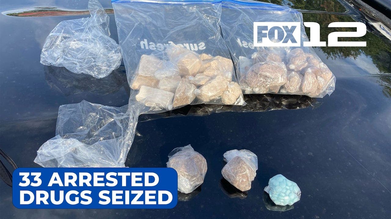33 arrested, drugs seized during crime mission in Portland - YouTube