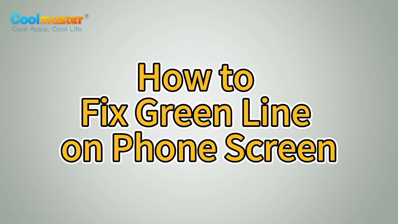 How to Fix Green Line on Phone Screen? [7 Solutions] - YouTube