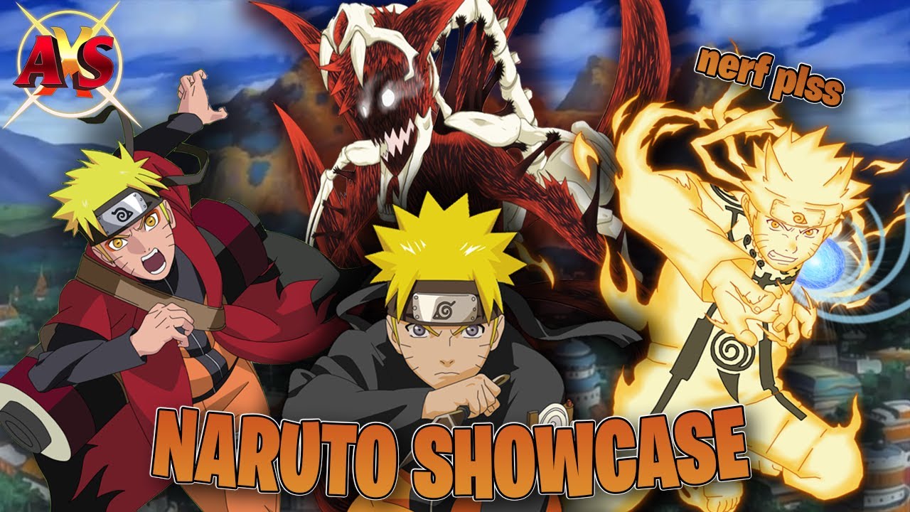 NARUTO SHOWCASE [AXS] - ANIME SHOWDOWN - stedwardd - YouTube