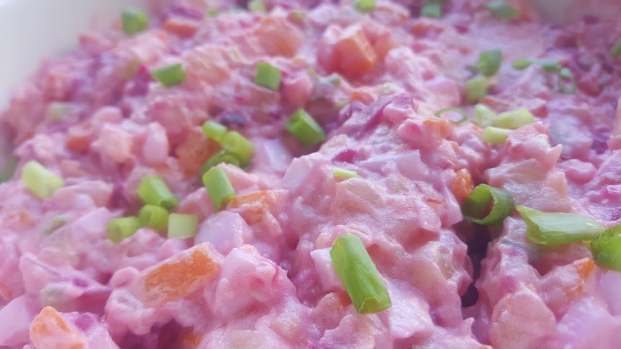 Receta navideña: Ensalada Rusa o de papa dominicana - YouTube