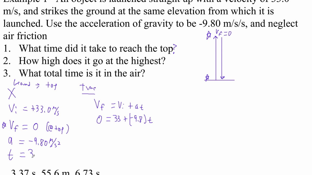 HTPG02F Solving Free Fall Part 2 - YouTube