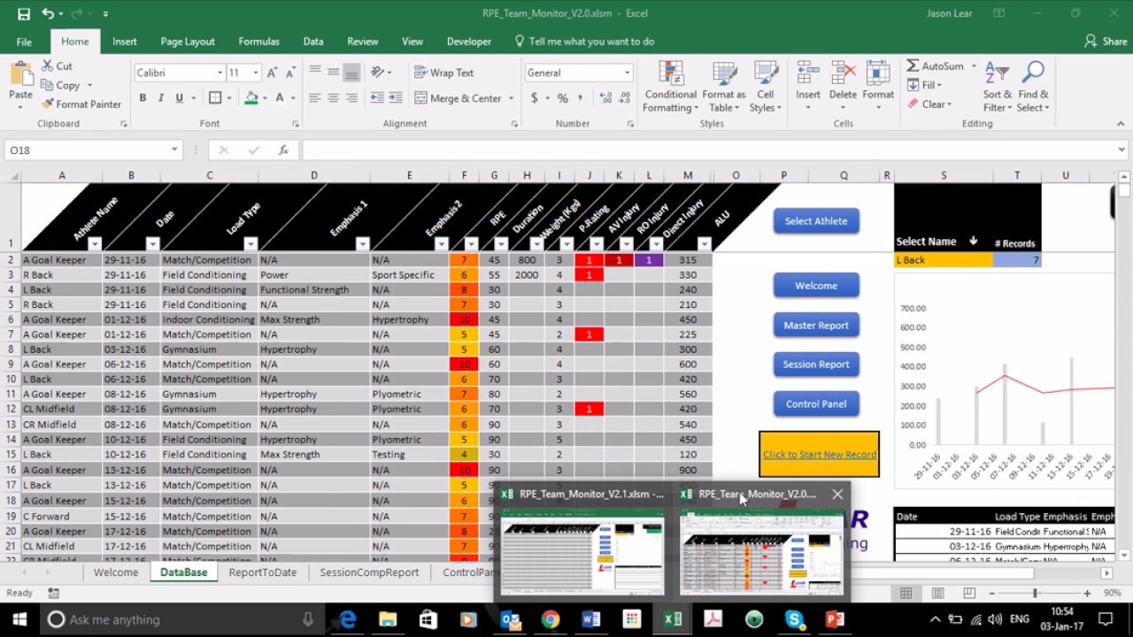 RPE Team Monitor Tutorial - YouTube