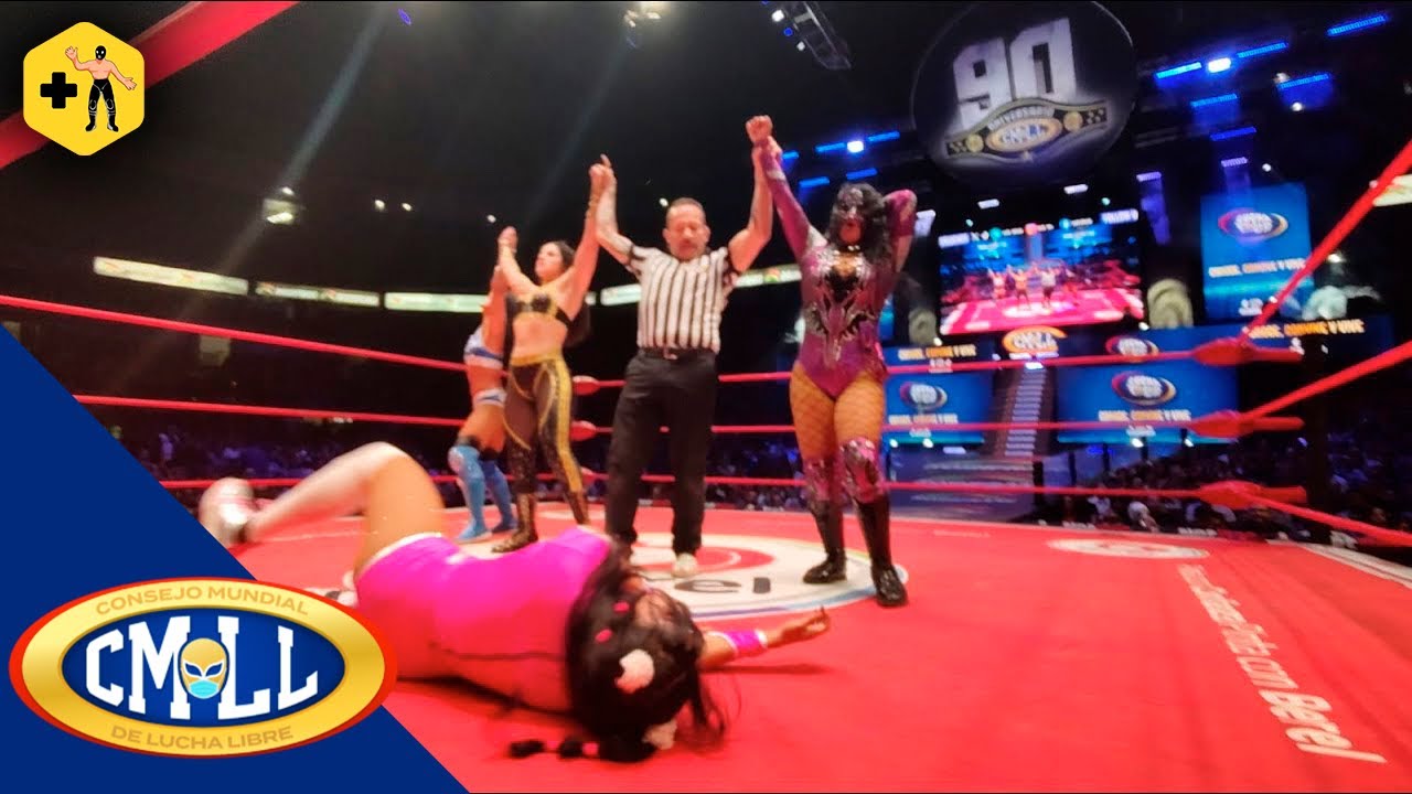 CMLL: Tessa Blanchard, Persephone y Valkyria vs La Catalina, Skadi y ...